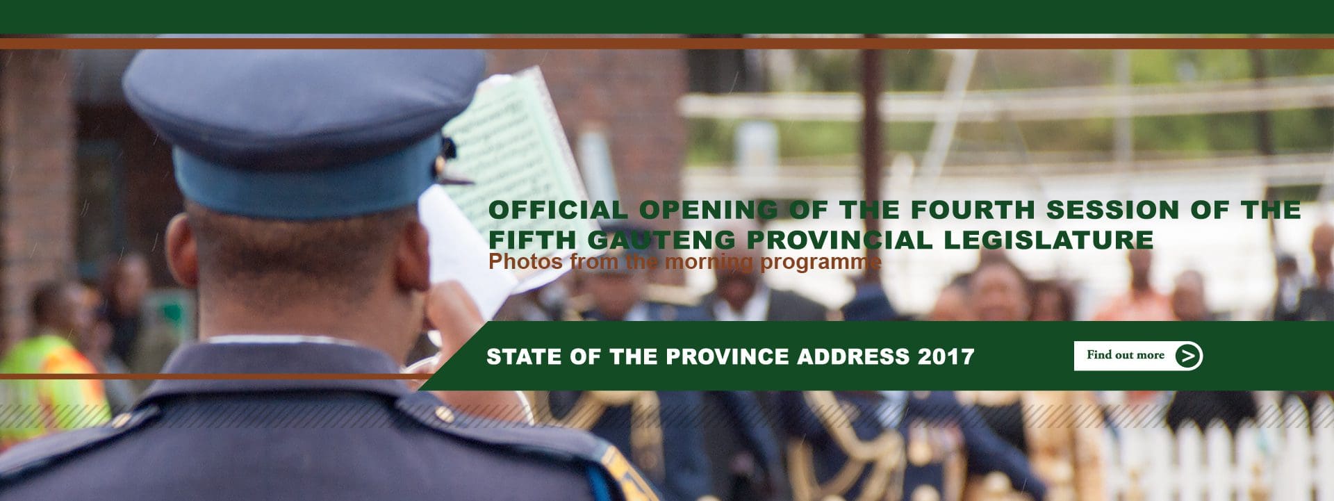 Website Top Banner morning gallery | Gauteng Provincial Legislature