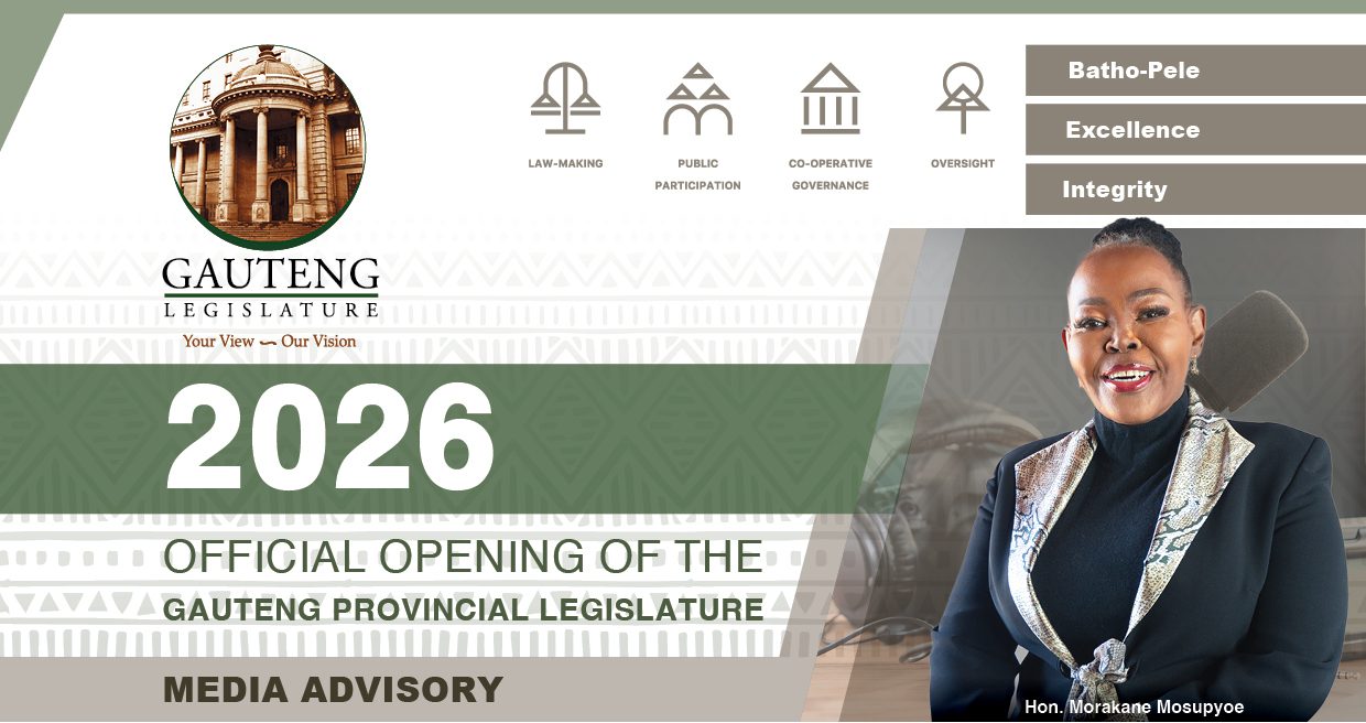 OFFICIAL OPENING OF THE GAUTENG PROVINCIAL LEGISLATURE | Gauteng ...